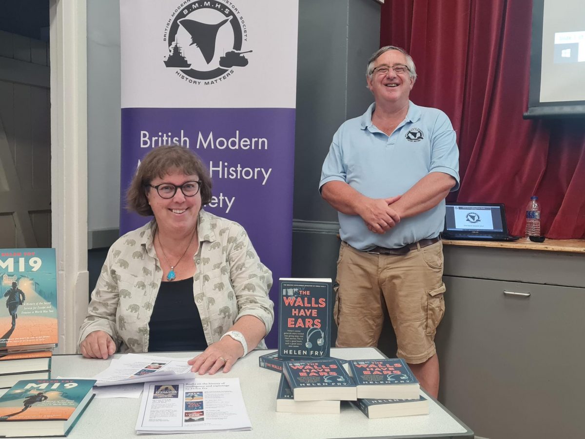 We have returned to the Village Hall ! - Helen Fry's Talk MI9 Escape ...